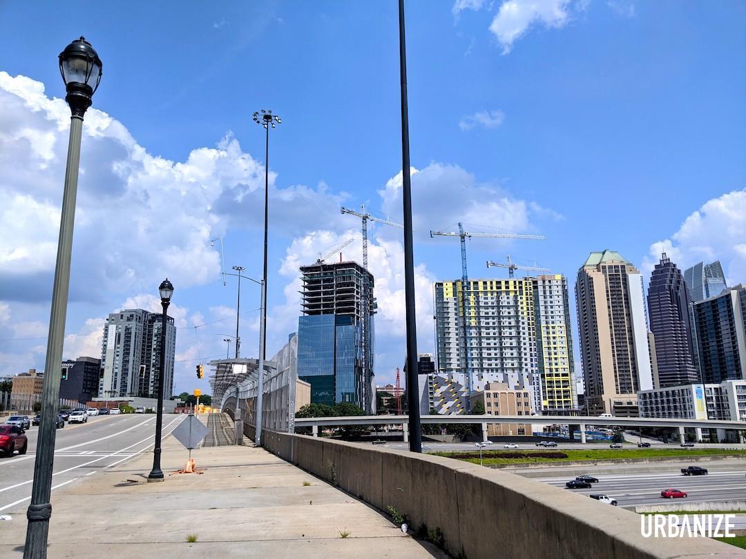 Midtown Union's apartment tower, Mira, officially tops out | Urbanize Atlanta